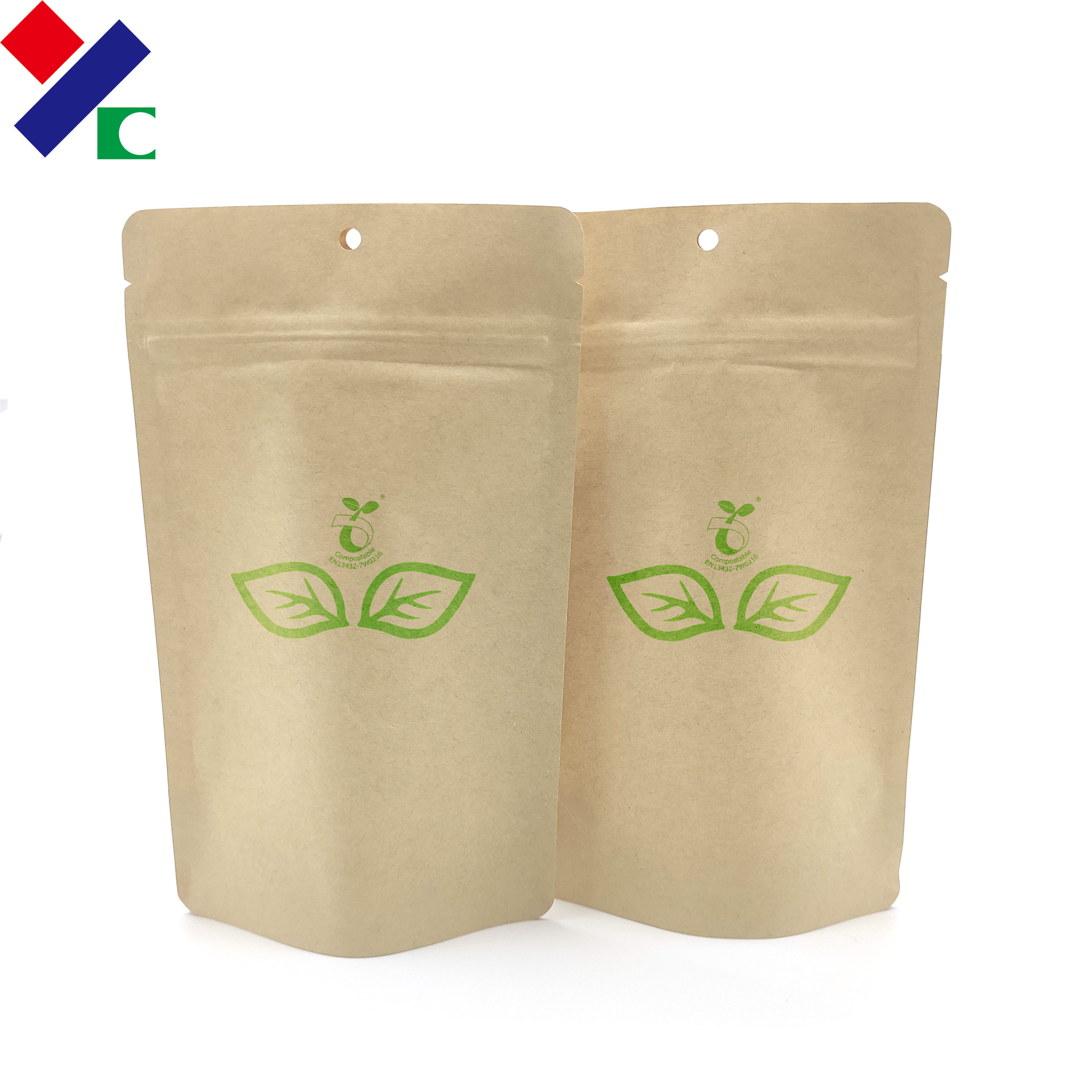Recyclable 180mic Kraft Paper Bags For Dry Food Packaging recyclable-180mic-kraft-paper-bags-for-dry-food-packaging
