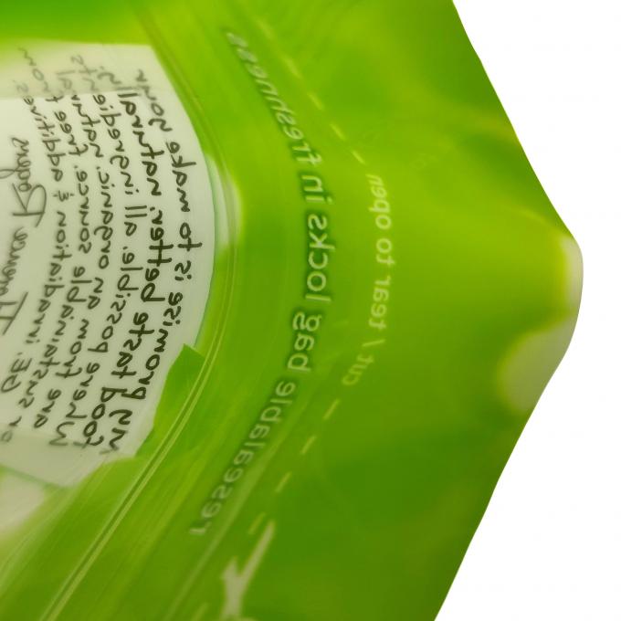 100 Mircon Recyclable Packaging Bags EVOH / PE Stand Up Pouch With ...